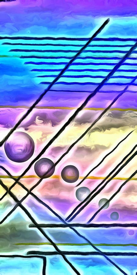 Abstract lines and shapes stock illustration. Illustration of abstract ...