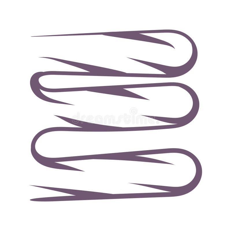 Abstract Lines Sketch Icon Hand Draw Vector Stock Vector - Illustration ...