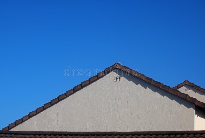 Abstract Lines of Tiled Roof Stock Photo - Image of wall, repeat: 100045580