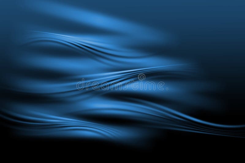 Abstract Lines and Wavy Navy Blue Background Stock Illustration ...
