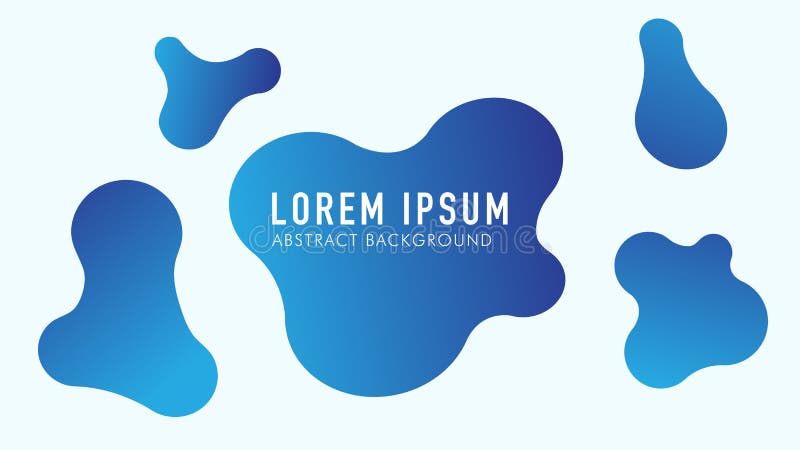 Abstract Liquid Background, Blue, White, Gradation Stock Vector ...