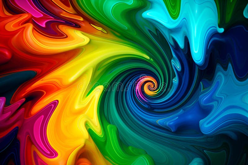 Abstract Liquid Background, Bright and Rich Colors. Stock Image - Image ...