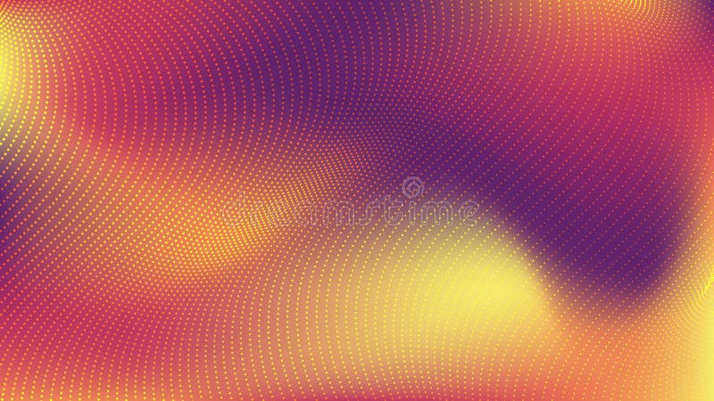 Abstract Liquid Background with Dots Wave Particles Pattern Texture ...