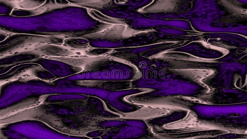 Abstract Liquid Background Purple Silver and Black Stock Illustration ...