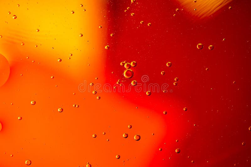 Abstract Liquid Background Yellow and Ginger Color, Space for Text ...