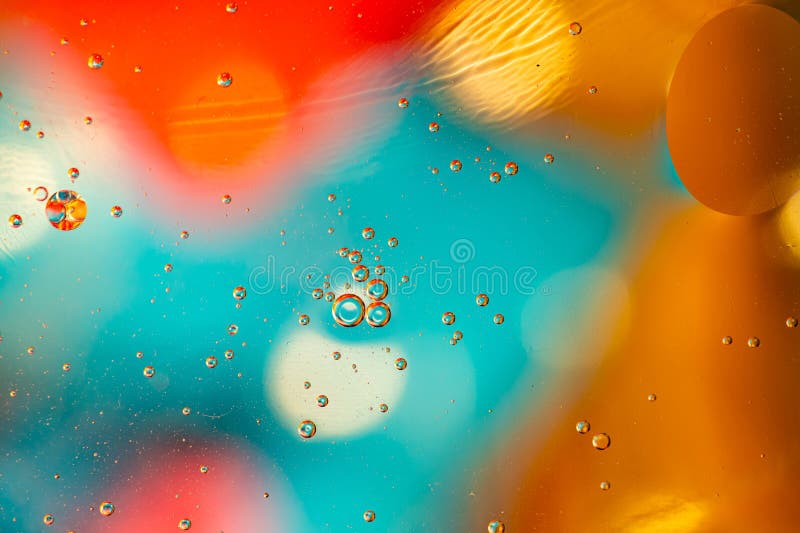 Abstract Liquid Background Yellow and Ginger Color, Space for Text ...