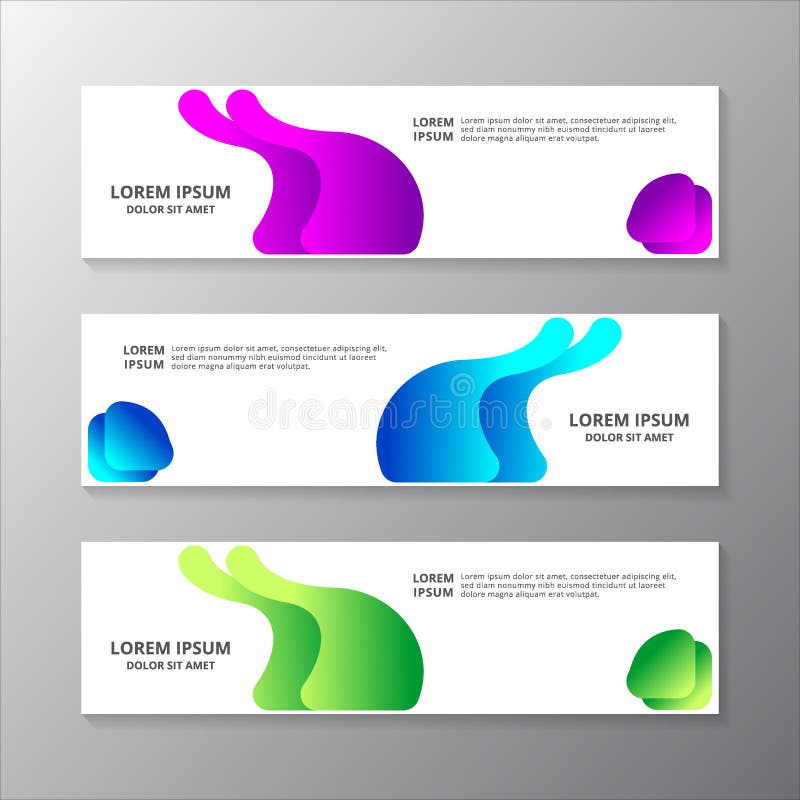 Abstract Liquid Banner Template, Gradient Color, Modern Layout Web ...