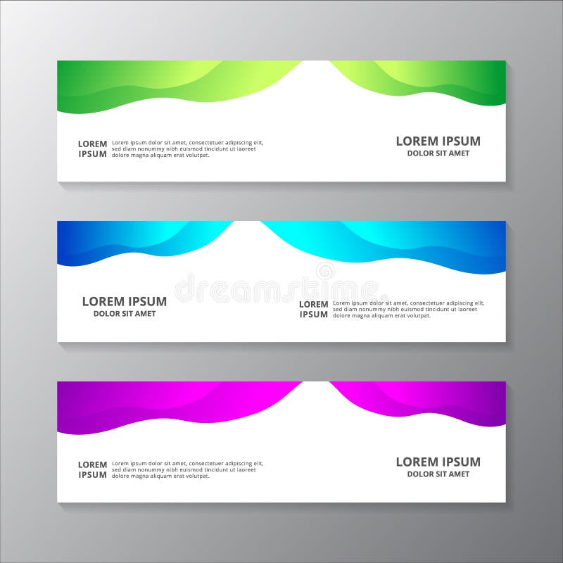 Abstract Liquid Banner Template, Gradient Color, Modern Layout Web ...