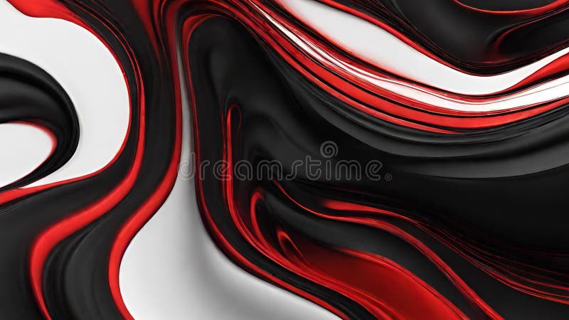 Abstract Liquid Black and Red Theme Background in High Ai Generated ...