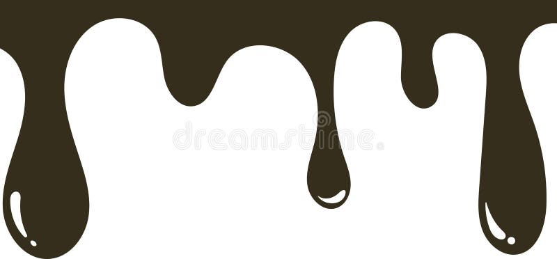 Abstract Liquid Chocolate Background Stock Illustration - Illustration ...