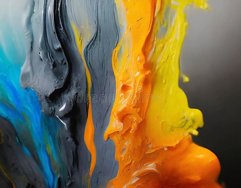 Abstract Liquid Color Splash Background Stock Illustration ...