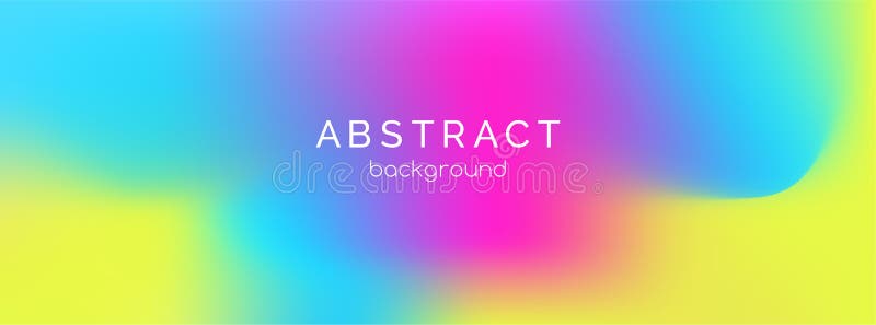 Abstract Liquid Colorful Gradient Banner Template. Vector Long Minimal ...
