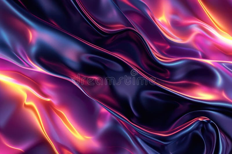 Abstract Liquid Colors Flow Stock Illustration - Illustration of ...