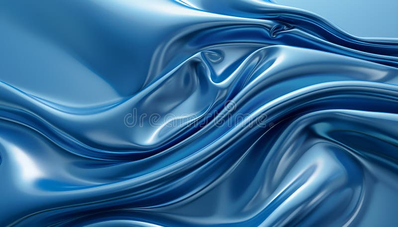 Abstract Liquid Design Smooth Blue Rubber Texture on Matte Plastic ...