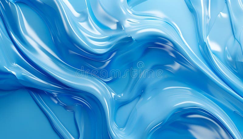 Abstract Liquid Design Smooth Blue Rubber Texture on Matte Plastic ...