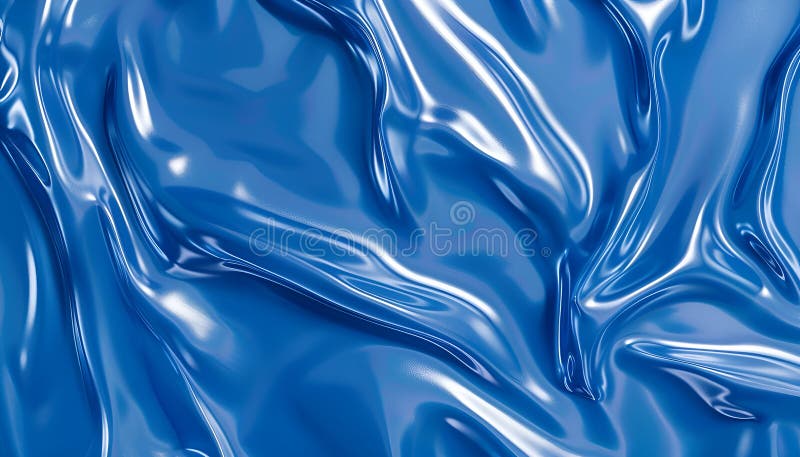 Abstract Liquid Design Smooth Blue Rubber Texture on Matte Plastic ...