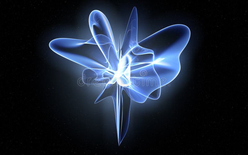 Abstract Liquid Energy in Space Stock Illustration - Illustration of ...