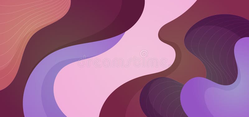 Abstract Liquid Fluid Banner Cover Background, Vector Illustration ...