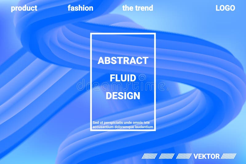 Abstract Liquid Fluid Color Shape. Stock Vector - Illustration of ...