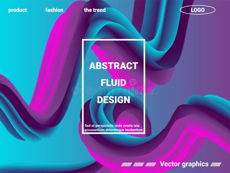 Abstract Liquid Form of Liquid Color. Creative Vector Concept Stock ...