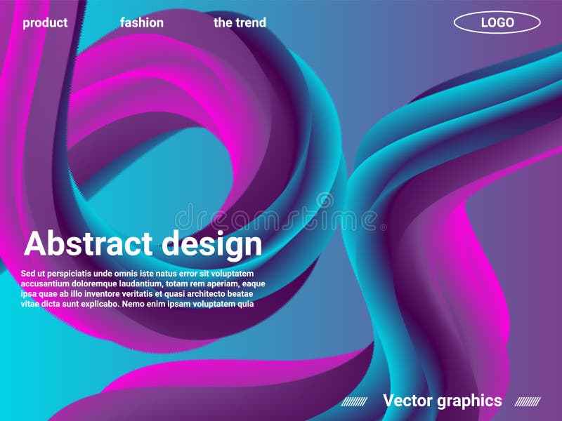 Abstract liquid form of stock vector. Illustration of geometric - 231316051