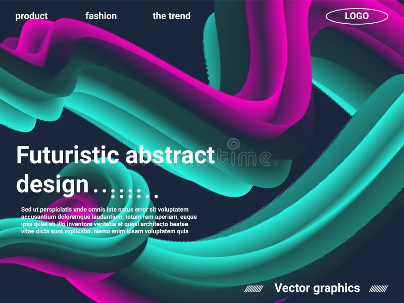 Abstract liquid form of stock vector. Illustration of design - 241962883