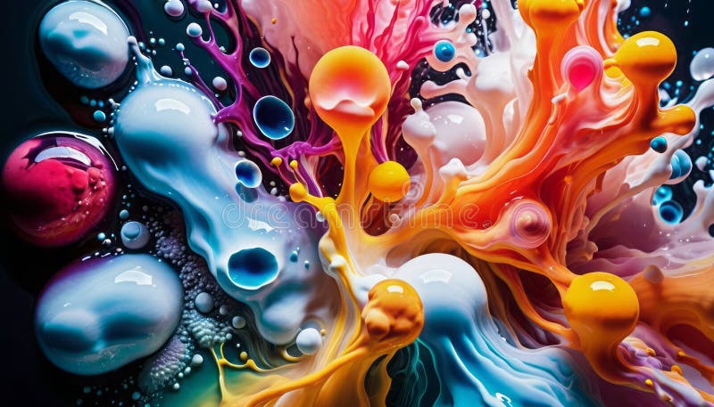 Colorful Chaos Fusion Shapes Forms Stock Photos - Free & Royalty-Free ...