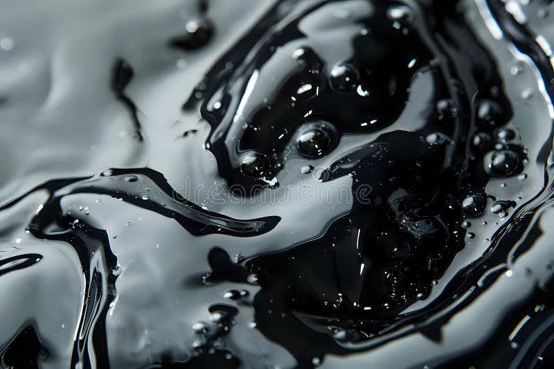 Abstract Liquid Forms: Dark and Light Swirls, Intertwined Patterns with ...
