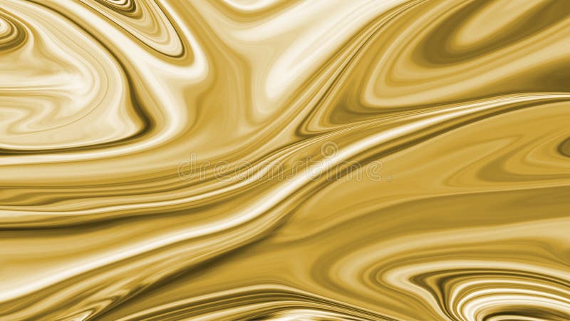Abstract Liquid Gold Background. Golden Wave Backdrop Stock ...