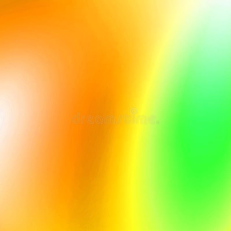 Abstract Liquid Gradient Light Green and Orange Geometric Fluid Shapes ...