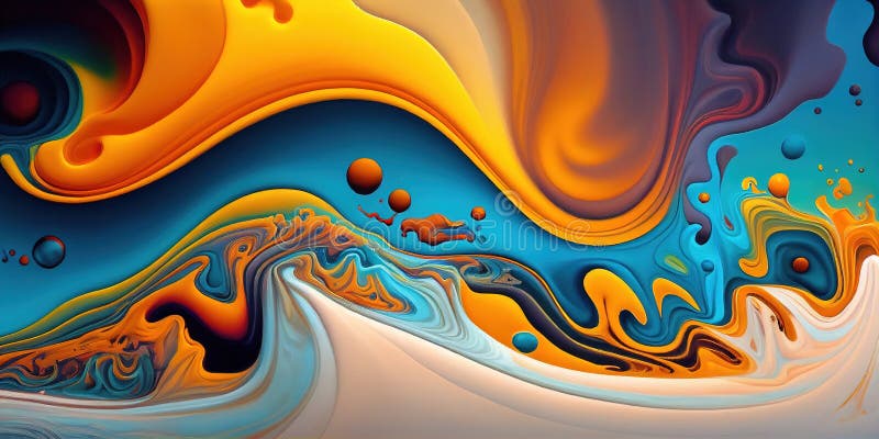 Abstract liquid graphics stock photo. Image of bright - 270282962