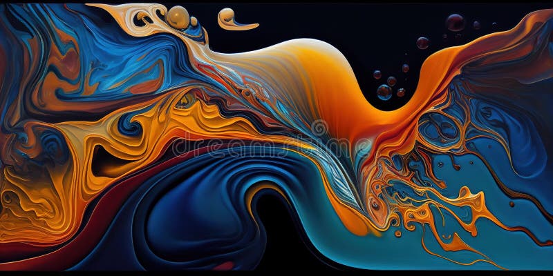 Abstract liquid graphics stock illustration. Illustration of bright ...
