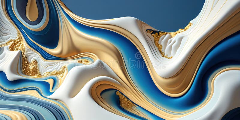 Abstract liquid graphics stock illustration. Illustration of color ...