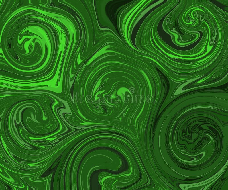 Illustration of Green Liquid Pattern Abstract Background Stock ...