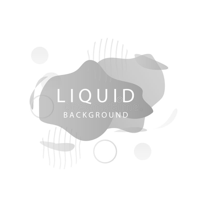 Abstract Liquid Logo Shape. Water Paint Design, Abstract Modern Element ...