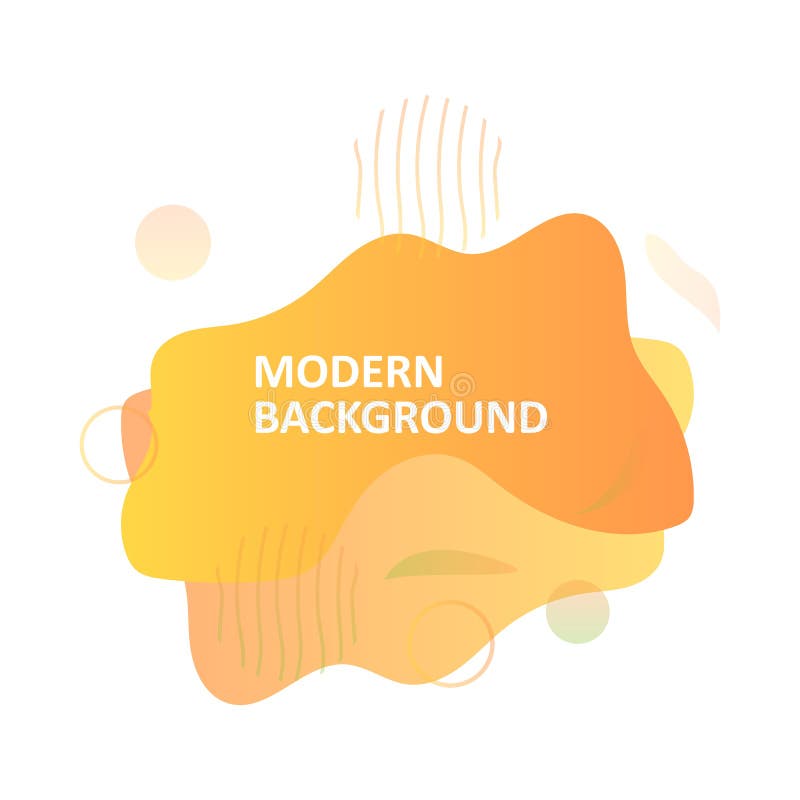 Abstract Liquid Logo Shape. Water Paint Design, Abstract Modern Element ...