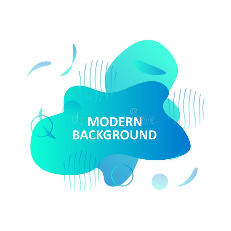 Abstract Liquid Logo Shape. Water Paint Design, Abstract Modern Element ...