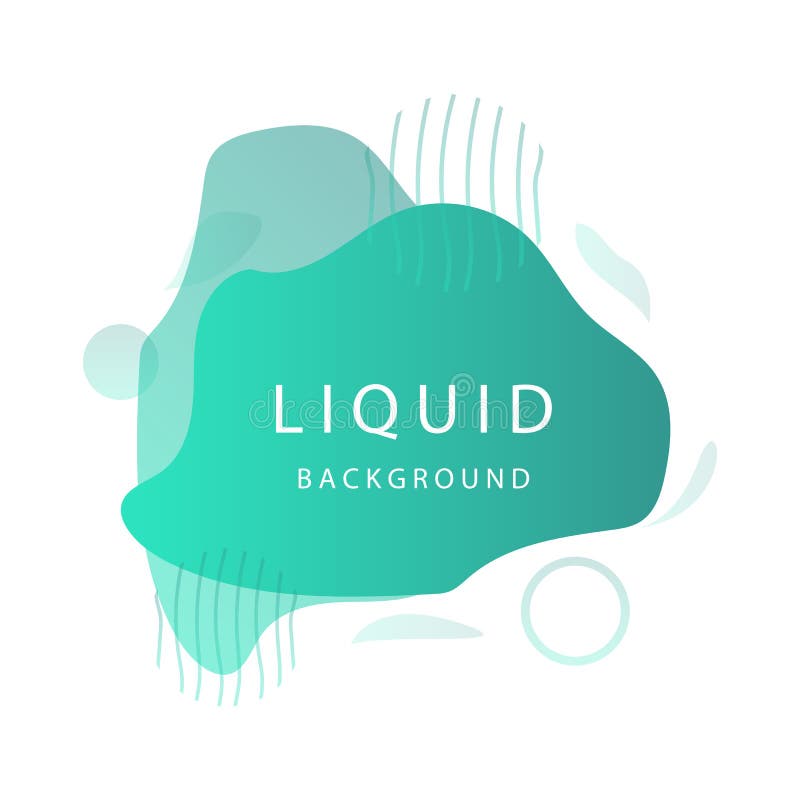 Abstract Liquid Logo Shape. Water Paint Design, Abstract Modern Element ...