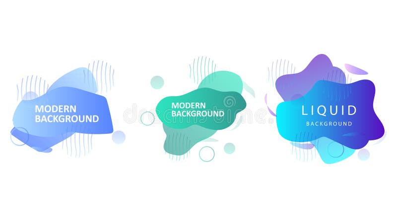 Abstract Liquid Logo Shape. Water Paint Design, Abstract Modern Element ...