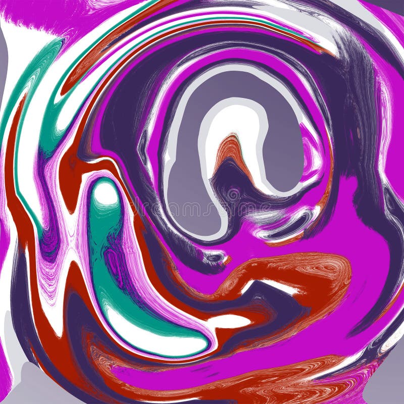 Abstract Liquid Marble Cool Background Stock Illustration ...