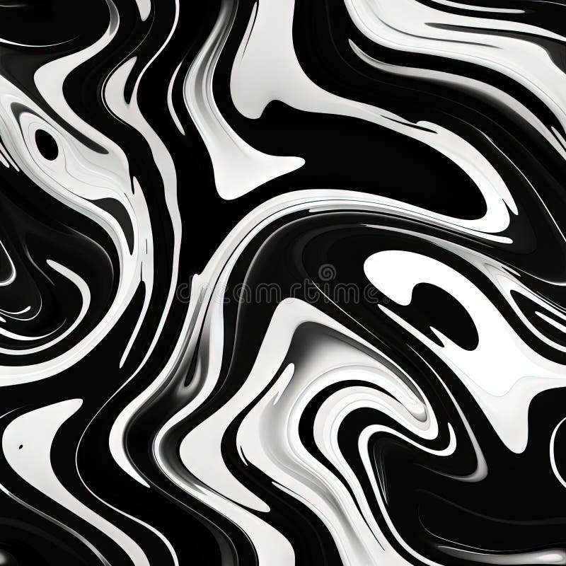 Liquid Melting Plastic Effect Background, Seamless Stock Illustration ...