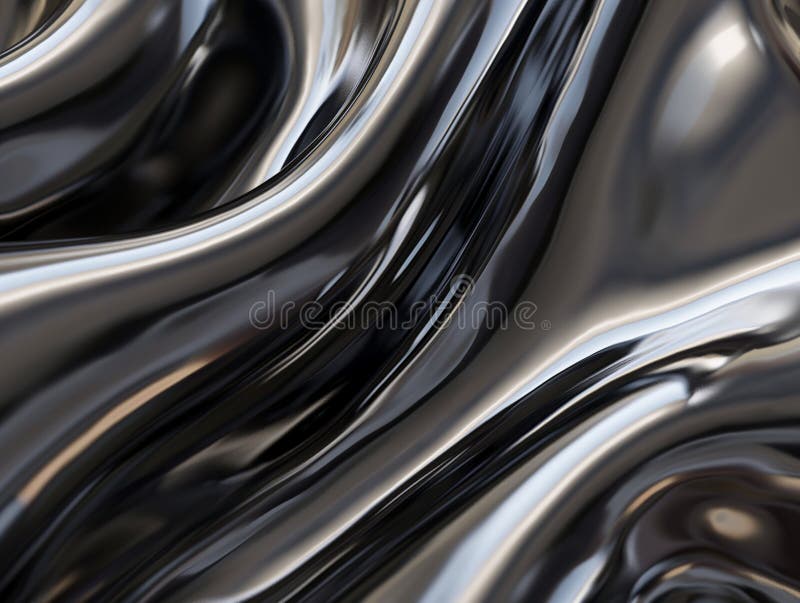 Abstract Liquid Metal Flow stock photo. Image of blur - 310911838