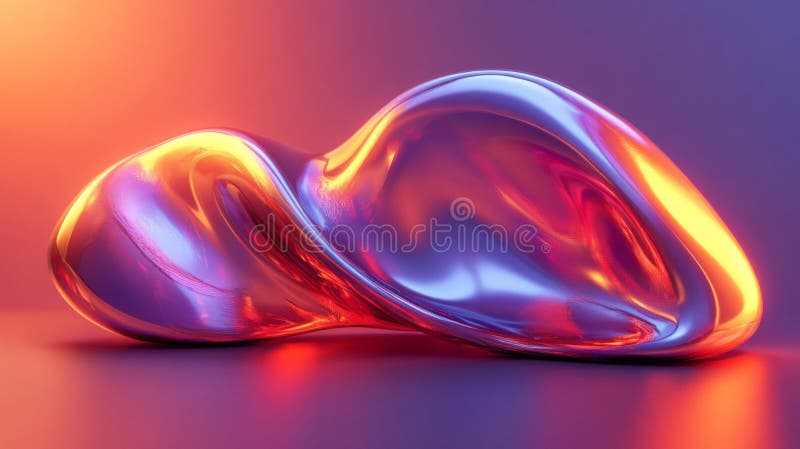 Abstract Red Metal Wave Shape Sculpture Stock Illustrations – 15 ...