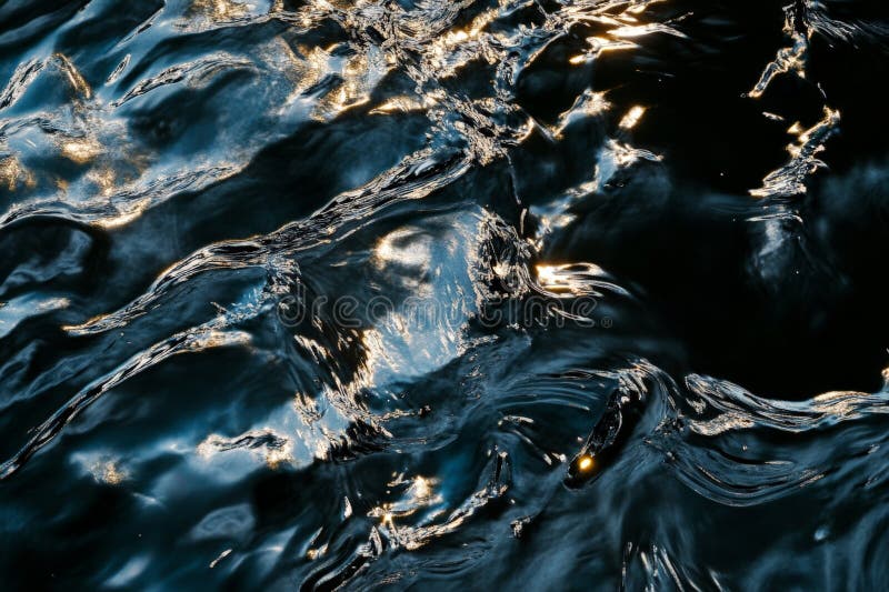 Abstract Liquid Metal Texture, Dynamic Molten Silver Patterns with ...