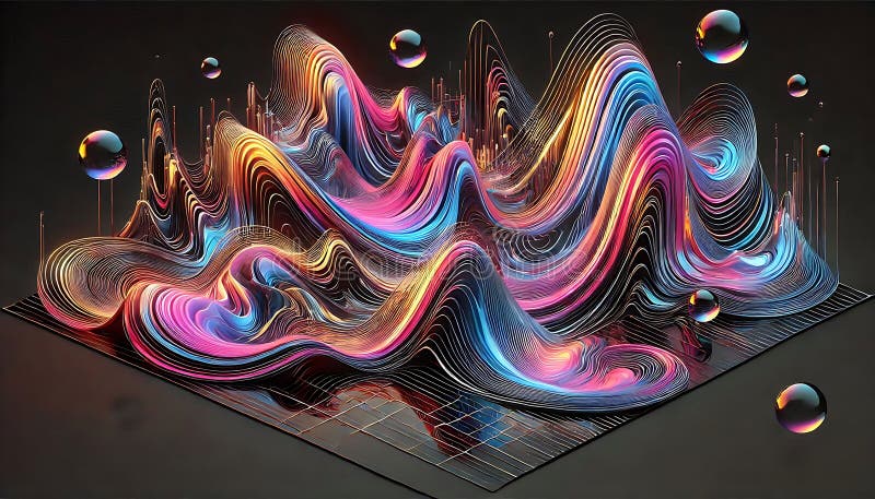 Abstract Liquid Mirrors Reflecting Warped Holographic Gradients with ...