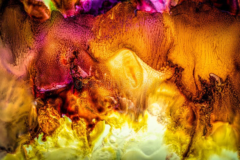 Abstract Liquid Painting with Texture Stock Photo - Image of splash ...