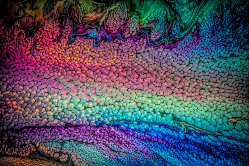 Abstract Liquid Painting with Texture Stock Image - Image of splash ...