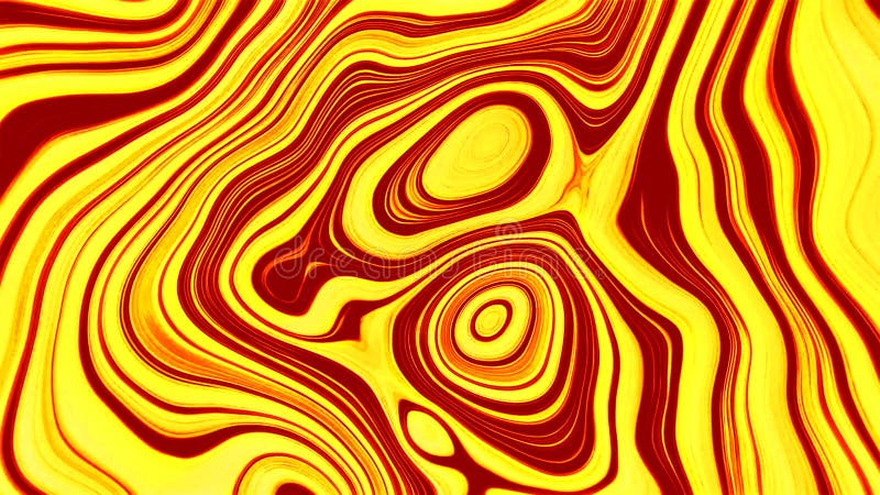 Abstract Liquid Patterns, Flowing Fluid Shapes. Motion. Flowing Liquid ...