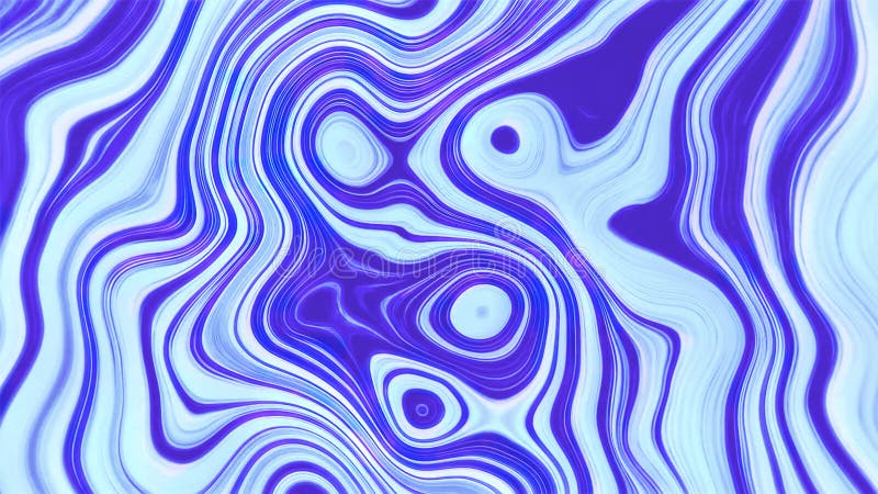 Abstract Liquid Patterns, Flowing Fluid Shapes. Motion. Flowing Liquid ...