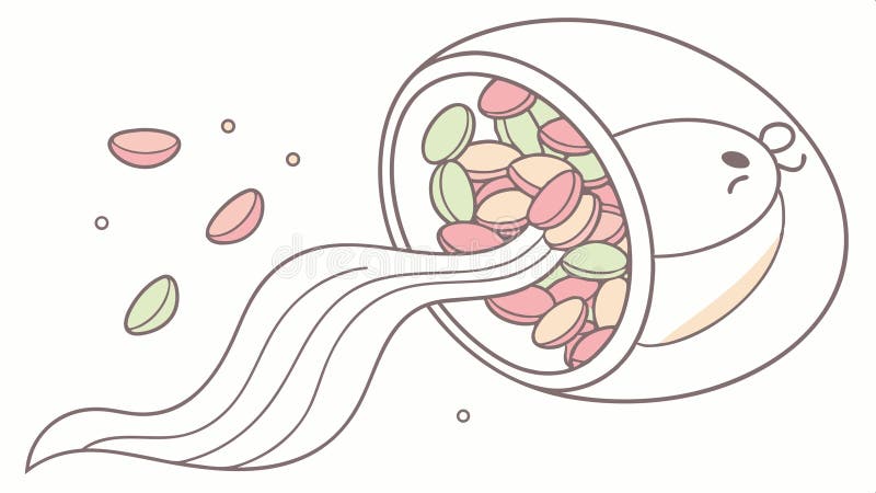 Abstract Liquid Pouring with Falling Geometric Elements Vector Design ...